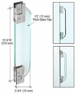 900A - CRL Satin Anodized 2-5/8" x 9-5/8" Deluxe Mail Slot With Glass ...