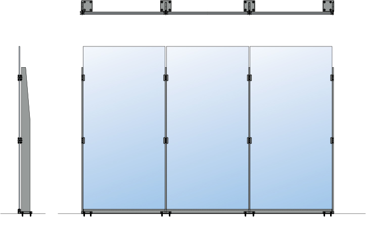 New CRL Klarity Freestanding Partition