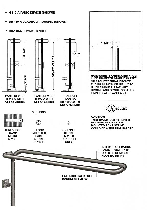 CRL / Blumcraft Architectural Glass Doors, Panic Devices, Display Doors ...