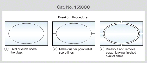 1550CC - CRL Self-Oiling Circle and Oval Cutting Machine