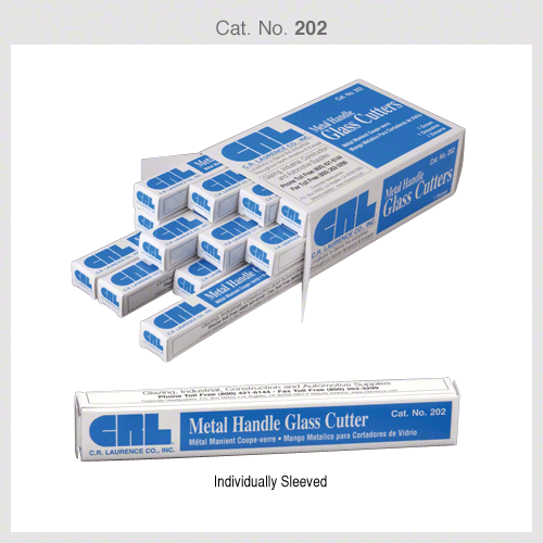 202 - CRL Metal Handle Ball End Glass Cutter